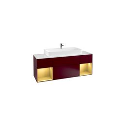 Villeroy & Boch V&B Waschtischunterschrank Finion 160x60,3x50,1cm, Reg gol m Lac, Peo Matt ; Villeroy & Boch (F211HFHB)