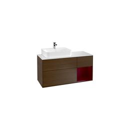Villeroy & Boch V&B Waschtischunterschrank Finion 120cm, Pl wh. m, Reg re Peo, wal ven ; Villeroy & Boch (F151HBGN)