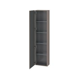 Duravit Hochschrank L-Cube 40x24,3x176cm, T&uuml;r links, basalt matt (LC1170L4343)