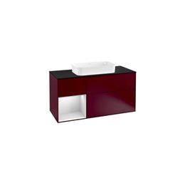 Villeroy & Boch V&B Waschtischunterschrank Wandbeleuchtung Finion 120cm, Pl bla m, Reg li wh. m Lac, Peo m ; Villeroy & Boch (G292MTHB)