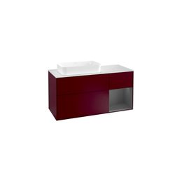 Villeroy & Boch V&B Waschtischunterschrank Finion 120cm, Pl w m, Reg re Anthrac. m, Peo m ; Villeroy & Boch (F281GKHB)