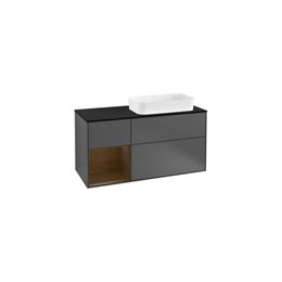 Villeroy & Boch V&B Waschtischunterschrank Finion 120cm, Pl b m, Rg li wal ven, Anthrac. m ; Villeroy & Boch (F272GNGK)