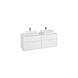 Villeroy & Boch V&B Waschtischunterschrank Wandbeleuchtung Finion 160x60,3cm, EM, Pl wh. m, glo wh. Lac ; Villeroy & Boch (G43100GF)