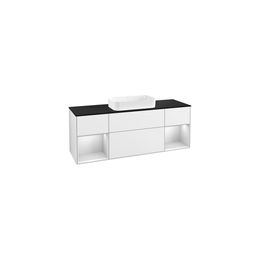 Villeroy & Boch V&B Waschtischunterschrank Wandbeleuchtung Finion 160cm, Pl b m, Rg wh. m Lac, glo wh. Lac ; Villeroy & Boch (G332MTGF)