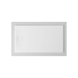 Duravit Rechteck-Duschwanne Tempano 160x90x5cm, bodenb&uuml;ndig, Antislip, wei&szlig; (720208000000001)