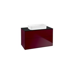 Villeroy & Boch V&B Waschtischunterschrank Finion 100x60,3x50,1mm, Gl. bla m, Peony Matt ; Villeroy & Boch (F64200HB)