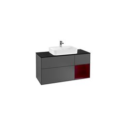 Villeroy & Boch V&B Waschtischunterschrank Finion 120cm, Pl bla m, Reg re Peo, Anthrac. m ; Villeroy & Boch (F422HBGK)