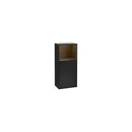 Villeroy & Boch V&B Seitenschrank Finion 41,8x93,6cm, l, Rg ob wal ven, bla m Lac ; Villeroy & Boch (F500GNPD)