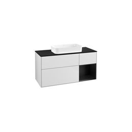 Villeroy & Boch V&B Waschtischunterschrank Wandbeleuchtung Finion 120x60 cm, Reg re bla m Lac, wh. m Lac ; Villeroy & Boch (G712PDMT)