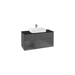 Villeroy & Boch V&B Waschtischunterschrank Finion 120cm, Pl b m, Rg l A m, Anthrac. m ; Villeroy & Boch (F412GKGK)