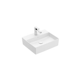 Villeroy & Boch V&B Aufsatzwaschtisch Memento 2.0 Hahnl., o. &Uuml;L, st. white C-plus, 50x42cm ; Villeroy & Boch (4A0751RW)