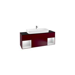 Villeroy & Boch V&B Waschtischunterschrank Wandbeleuchtung Finion 160cm, Pl bla m, Reg wh. m Lac, Peo m ; Villeroy & Boch (G212MTHB)