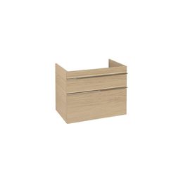 Villeroy & Boch V&B Waschtischunterschrank VENTICELLO 75,3x59x50,2cm, Griff Chrom, nordic oak ; Villeroy & Boch (A92501VJ)