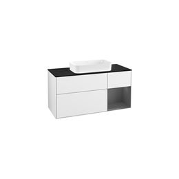 Villeroy & Boch V&B Waschtischunterschrank Finion 120cm, Pl b m, Rg r A m, glo wh. Lac ; Villeroy & Boch (F302GKGF)