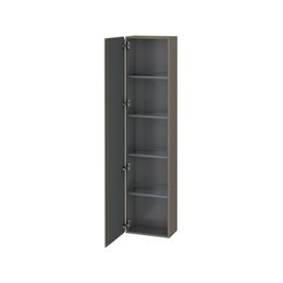 Duravit Hochschrank L-Cube 40x24,3x176cm, T&uuml;r li, flan. Gr s-matt (LC1170L9090)