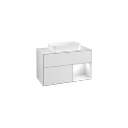 Villeroy & Boch V&B Waschtischunterschrank Wandbeleuchtung Finion 100x60,3 cm, Rg r glo wh. Lac, wh. m Lac ; Villeroy & Boch (G661GFMT)