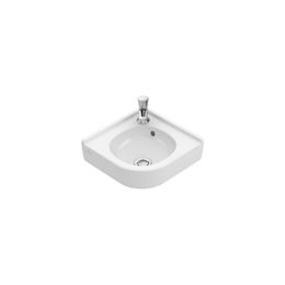 Villeroy & Boch V&B Eck-Handwaschbecken O.Novo Compact 32cm Schenkell., m Hahnl., m &Uuml;L, wei&szlig; ; Villeroy & Boch (73103201)