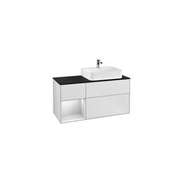 Villeroy & Boch V&B Waschtischunterschrank Wandbeleuchtung Finion 120cm, Pl b m, Rg l wh. m Lac, wh. m Lac ; Villeroy & Boch (G142MTMT)