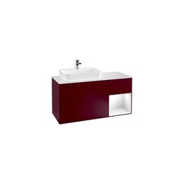 Villeroy & Boch V&B Waschtischunterschrank Finion 120cm, Pl w m, Reg re glo wh. Lac, Peo m ; Villeroy & Boch (F401GFHB)