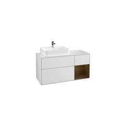 Villeroy & Boch V&B Waschtischunterschrank Finion 120cm, Pl w m, Reg re wal ven, wh. m Lac ; Villeroy & Boch (F151GNMT)