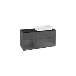Villeroy & Boch V&B Waschtischunterschrank Finion 120cm, Pl b m, Rg l A m, Anthrac. m ; Villeroy & Boch (F272GKGK)