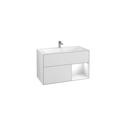 Villeroy & Boch V&B Waschtischunterschrank Wandbeleuchtung Finion 99,6x59,1cm, Rg r glo wh. Lac, wh. m Lac ; Villeroy & Boch (G040GFMT)