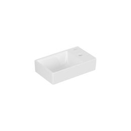 Villeroy & Boch V&B Handwaschbecken AVENTO 36x22cm, 1 HL, o &Uuml;berlauf, links, wei&szlig; ; Villeroy & Boch (43003L01)