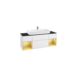 Villeroy & Boch V&B Waschtischunterschrank Finion 160cm, Reg gol m Lac, glo white lacquer ; Villeroy & Boch (F212HFGF)