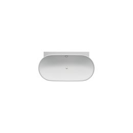 Duravit Oval-Badewanne Luv 180x95x46cm, Vorw., 2 RS, matt-weiß (700433000000000)