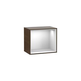 Villeroy & Boch V&B Regalmodul Wandbeleuchtung Finion 41,8x35,6x27cm, Reg wh. m, Walnut veneer ; Villeroy & Boch (G580MTGN)