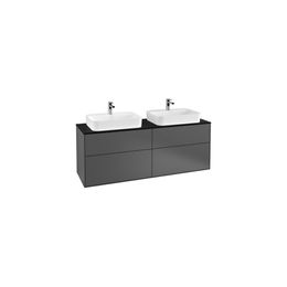 Villeroy & Boch V&B Waschtischunterschrank Finion 160x60,3cm, Abd.-Pl. bla m, Anthrac. m ; Villeroy & Boch (F43200GK)