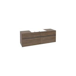 Villeroy & Boch V&B Waschtischunterschrank Collaro 160x54,8x50cm, WT mittig, arizona oak ; Villeroy & Boch (C02800VH)