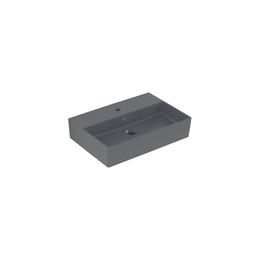 Villeroy & Boch V&B Waschtisch Memento 2.0 60x42cm, Hahnl., o. &Uuml;L, graphite C-plus ; Villeroy & Boch (4A2261I4)