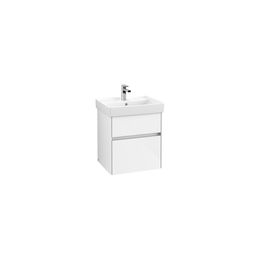 Villeroy & Boch V&B Waschtischunterschrank Collaro 51x54,6x41,4cm, WT mittig, glossy white ; Villeroy & Boch (C00700DH)