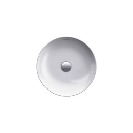 Duravit Aufsatzwaschbecken Cape Cod d 43cm, o. HL, &Uuml;L, Hahnlochbank, Wei&szlig; (2328430000)