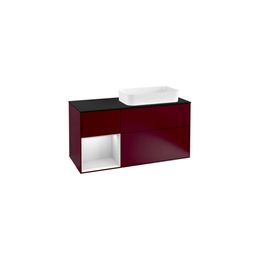 Villeroy & Boch V&B Waschtischunterschrank Wandbeleuchtung Finion 120cm, Pl bla m, Reg li wh. m Lac, Peo m ; Villeroy & Boch (G272MTHB)