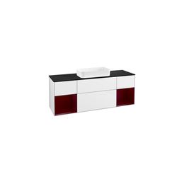Villeroy & Boch V&B Waschtischunterschrank Wandbeleuchtung Finion 160cm, Pl b m, Rg Peo m Lac, glo wh. Lac ; Villeroy & Boch (G332HBGF)