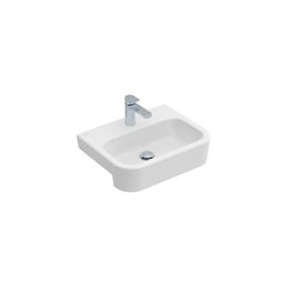 Villeroy & Boch V&B Vorbauwaschtisch Architectura 55x43cm, 1 Hahnl., o. &Uuml;L, wei&szlig; C-plus ; Villeroy & Boch (419056R1)