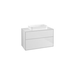 Villeroy & Boch V&B Waschtischunterschrank Finion 100x60,3x50,1mm, Gl. wh. m, wh. m Lac ; Villeroy & Boch (F64100MT)