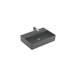 Villeroy & Boch V&B Waschtisch Memento 2.0 60x42cm, gs, Hahnl., o. &Uuml;L, graph. C+ ; Villeroy & Boch (4A226LI4)