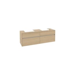 Villeroy & Boch V&B Waschtischunterschrank Collaro 160x54,8x50cm, f 2 WT, nordic oak ; Villeroy & Boch (C02100VJ)