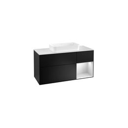 Villeroy & Boch V&B Waschtischunterschrank Wandbeleuchtung Finion 120cm, Pl w m, Rg r wh. m Lac, bla m Lac ; Villeroy & Boch (G301MTPD)