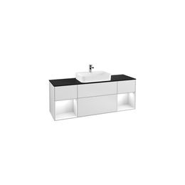 Villeroy & Boch V&B Waschtischunterschrank Finion 160x60, Pl b m, Rg g wh. Lac, wh. m Lac ; Villeroy & Boch (F452GFMT)