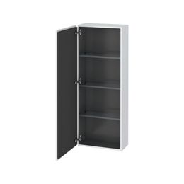 Duravit Halbhochschrank L-Cube 50x24,3x132cm, T&uuml;r links, wei&szlig; matt (LC1169L1818)