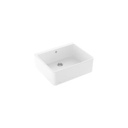 Villeroy & Boch V&B Sp&uuml;lstein Einzelbecken 60 X m Abl.garn, Hand., st. white CeramicPlus ; Villeroy & Boch (636001RW)