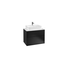 Villeroy & Boch V&B Waschtischunterschrank Finion 80x60,3x50,1cm, Pl wh. m, bla m Lac ; Villeroy & Boch (F09100PD)