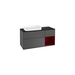 Villeroy & Boch V&B Waschtischunterschrank Wandbeleuchtung Finion 120cm, Pl bla m, Reg re Peo, Anthrac. m ; Villeroy & Boch (G282HBGK)