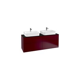 Villeroy & Boch V&B Waschtischunterschrank Finion 160x60,3cm, Abd.-Pl. bla m, Peony Matt ; Villeroy & Boch (F18200HB)