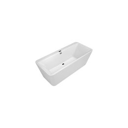 Villeroy & Boch V&B Rechteck-Badewanne Squaro Edge 12 Duo 180x80cm, f., m Multipl. T, verchromt, we ; Villeroy & Boch (Q180SQE9T2BCV01)