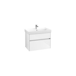 Villeroy & Boch V&B Waschtischunterschrank Collaro 75,4x54,6x44,4cm, WT mit, glossy white ; Villeroy & Boch (C01000DH)